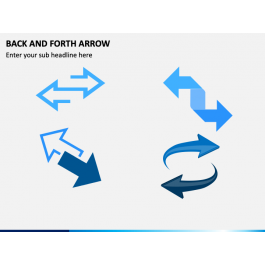 Back and Forth Arrow PowerPoint Template - PPT Slides