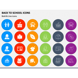 Back to School Icons for PowerPoint and Google Slides - PPT Slides