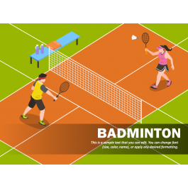 Badminton Presentation Theme - Free Download | PowerPoint Template ...