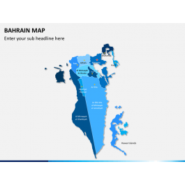 Bahrain Map for PowerPoint and Google Slides - PPT Slides