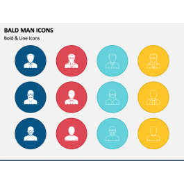 Bald Man Icons for PowerPoint and Google Slides - PPT Slides