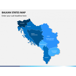 Balkan States map for PowerPoint and Google Slides - PPT Slides