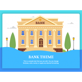 Free Bank Presentation Theme for PowerPoint and Google Slides