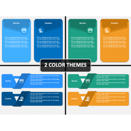 Barriers and Enablers PowerPoint and Google Slides Template - PPT Slides