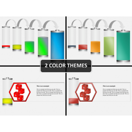 Battery Charge Diagram for PowerPoint and Google Slides - PPT Slides