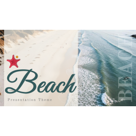 Free - Beach Theme for PowerPoint and Google Slides - PPT Slides