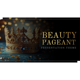 Free - Beauty Pageant Presentation Theme for PowerPoint and Google ...