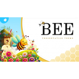Free - Bee Theme for PowerPoint and Google Slides - PPT Slides