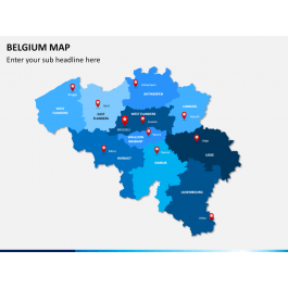 Belgium Map for PowerPoint and Google Slides - PPT Slides