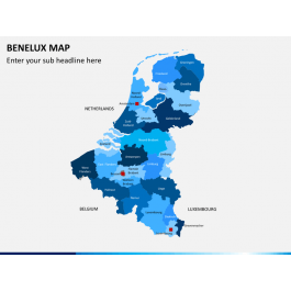 BeNeLux Map for PowerPoint and Google Slides - PPT Slides
