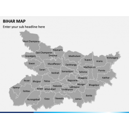 Bihar Map for PowerPoint and Google Slides - PPT Slides