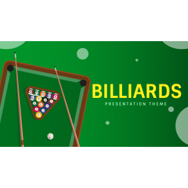 Free - Billiards Theme for PowerPoint and Google Slides - PPT Slides
