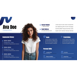 Free - Biography Slides for PowerPoint and Google Slides - PPT Slides