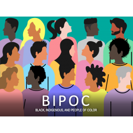 BIPOC Community Illustration for PowerPoint and Google Slides - PPT Slides