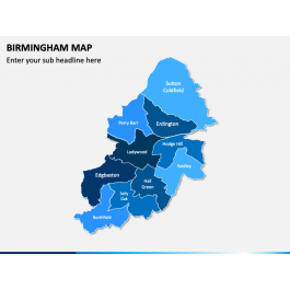 Birmingham Map for PowerPoint and Google Slides - PPT Slides