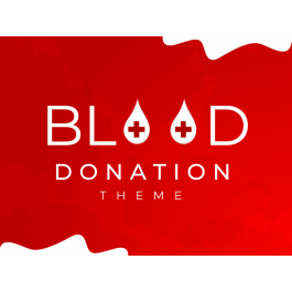Free - Blood Donation PowerPoint Template and Google Slides Theme