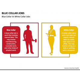 Blue Collar Jobs PowerPoint and Google Slides Template - PPT Slides