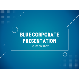 Blue Corporate Theme for PowerPoint and Google Slides - PPT Slides