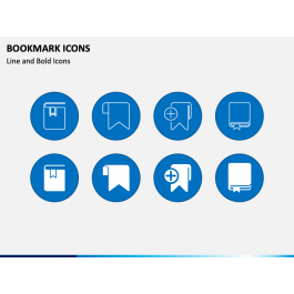 Bookmark Icons for PowerPoint and Google Slides - PPT Slides