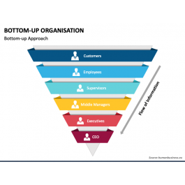 Bottom up Organization PowerPoint and Google Slides Template - PPT Slides