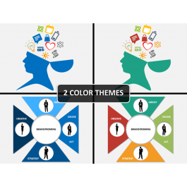 Brainstorming PowerPoint and Google Slides Template - PPT Slides