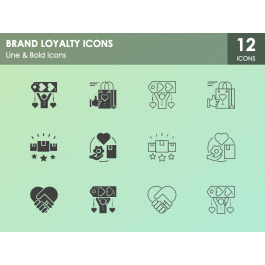 Brand Loyalty Icons for PowerPoint and Google Slides - PPT Slides