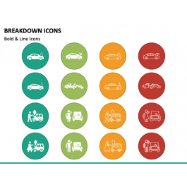 Breakdown Icons for PowerPoint and Google Slides - PPT Slides