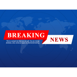 Free Breaking News Presentation Theme for PowerPoint and Google Slides