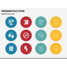 Breaking Rule Icons for PowerPoint and Google Slides - PPT Slides