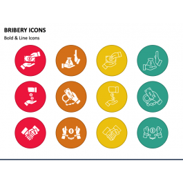 Bribery Icons for PowerPoint and Google Slides - PPT Slides