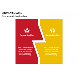 Broken Square for PowerPoint and Google Slides - PPT Slides