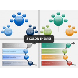 Bubbles Cluster Diagram for PowerPoint and Google Slides - PPT Slides