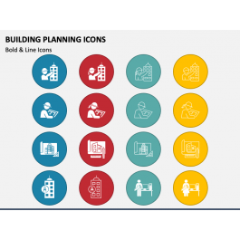 Building Planning Icons for PowerPoint and Google Slides - PPT Slides