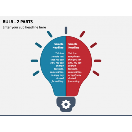 Bulb - 2 Parts PowerPoint Template and Google Slides Theme