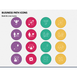 Business Path Icons for PowerPoint and Google Slides - PPT Slides