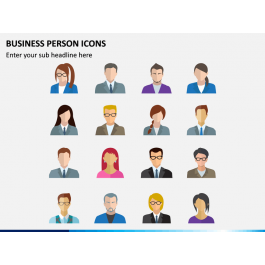 Business Person Icons for PowerPoint and Google Slides - PPT Slides