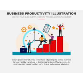 Business Productivity Illustration for PowerPoint and Google Slides