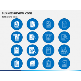 Business Review Icons for PowerPoint and Google Slides - PPT Slides