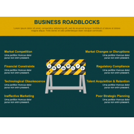 Business Roadblocks PowerPoint Template and Google Slides Theme - PPT ...