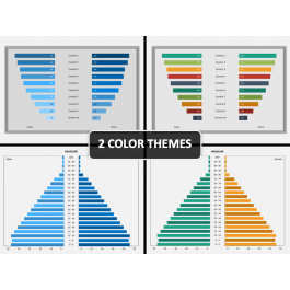 Butterfly Chart for PowerPoint and Google Slides - PPT Slides