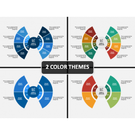 Butterfly Pie Chart PowerPoint and Google Slides Template - PPT Slides