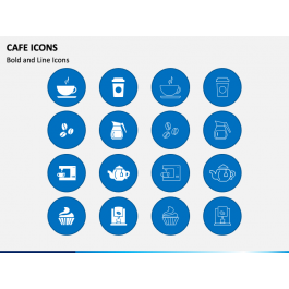 Cafe Icons for PowerPoint and Google Slides - PPT Slides