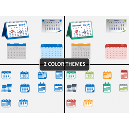 Calendar Icons for PowerPoint and Google Slides - PPT Slides