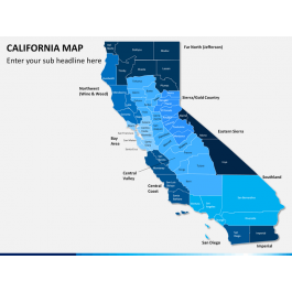 California Map for PowerPoint and Google Slides - PPT Slides