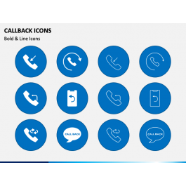 Callback Icons for PowerPoint and Google Slides - PPT Slides
