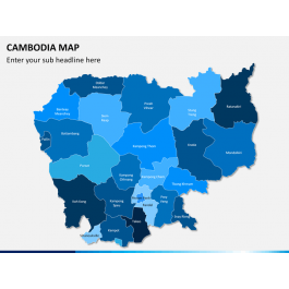 Cambodia Map for PowerPoint and Google Slides - PPT Slides