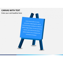 Canvas with Text PowerPoint and Google Slides Template - PPT Slides
