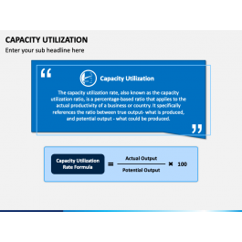 Capacity Utilization PowerPoint and Google Slides Template - PPT Slides