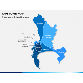 Cape Town Map for PowerPoint and Google Slides - PPT Slides