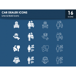 Car Dealer Icons for PowerPoint and Google Slides